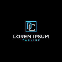 Cd triangle logo design Royalty Free Vector Image