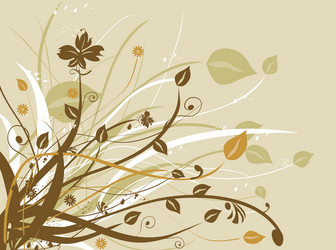 Nature floral design Royalty Free Vector Image