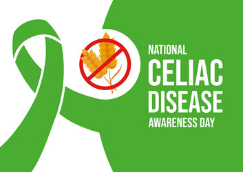 National celiac disease awareness day poster Vector Image