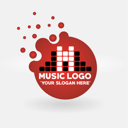 Music logo Royalty Free Vector Image - VectorStock