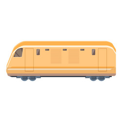 Wagon boxcar icon cartoon cargo train Royalty Free Vector