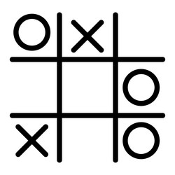 X O Icon Tic Tac Toe Vector Images (over 170)