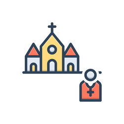 Monk Friar Priest Vector Images (94)