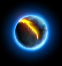 Realistic planet Royalty Free Vector Image - VectorStock