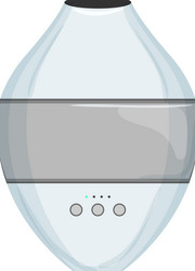 Diffuse humidifier air cartoon Royalty Free Vector Image