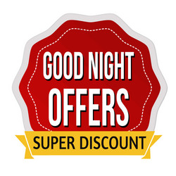 Good Night Sticker Vector Images (over 1,000)