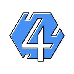 Number 4 Icon Vector Images (over 16,000)