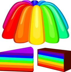 Logo for colorful jelly Royalty Free Vector Image