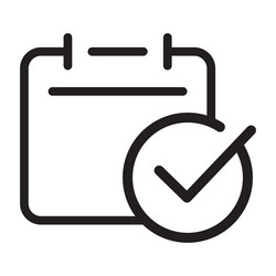 Event schedule icon appointment request Royalty Free Vector