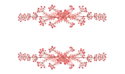 Floral Top Bottom Border Vector Images (69)