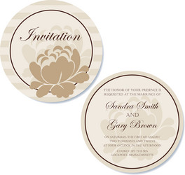 Round card Royalty Free Vector Image - VectorStock