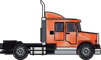 Semi Truck Cab Outline