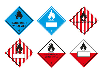Flammable Solid Symbol