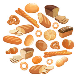 Circle Bread Vector Images (over 6,400)