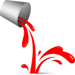 Paint Can Spilling Vector Images (over 330)