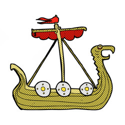 Viking Longboat Cartoon Vector Images (82)