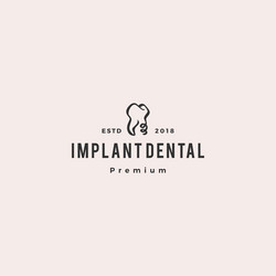 Infinity dental dentist tooth teeth mobius logo Vector Image