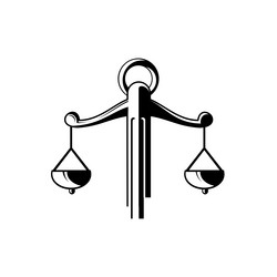 Justice hand Royalty Free Vector Image - VectorStock