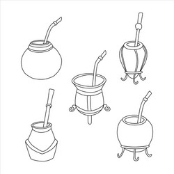 Set Yerba Mate Vector Images (over 170)