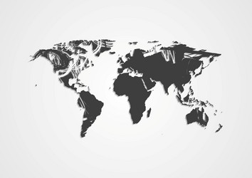 Curved World Map Vector Images (over 2,500)