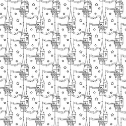 Physics seamless pattern backdrop notebook Vector Image