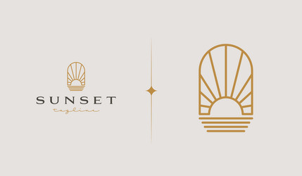 Sunset Circle Logo Vector Images (over 8,400)
