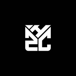 Hzc letter logo design hzc simple and modern logo Vector Image
