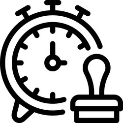 Timestamp Royalty Free Vector Image - VectorStock