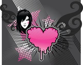 Emo Girl Background Vector Images (over 220)