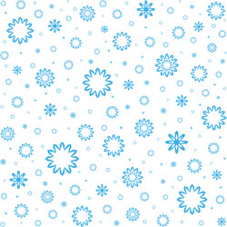 Falling snow frame corner pattern background Vector Image
