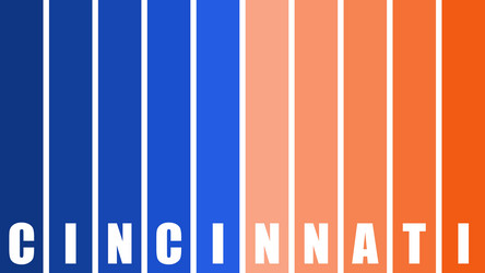Fc cincinnati american soccer team uniform colors Vector Image