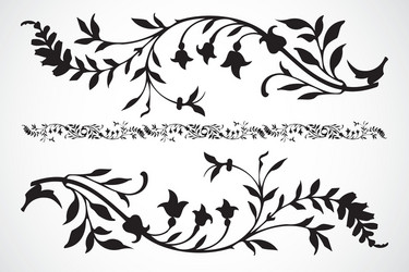 Script Classy Floral Vector Images (69)