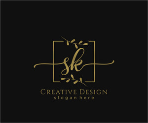 Sk Text Logo Vector Images (over 600)