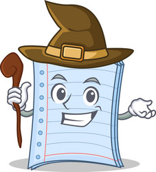 Have an idea notebook character cartoon design Vector Image