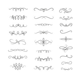 Filigree Underline Vector Images (over 320)