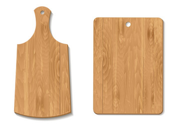 Kitchen cutting board Royalty Free Vector Image