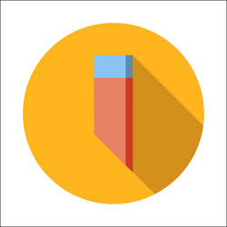 Flat icon eraser Royalty Free Vector Image - VectorStock