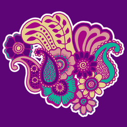 Mehndi design patterns Royalty Free Vector Image