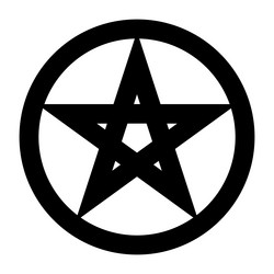 Pentagram icon Royalty Free Vector Image - VectorStock