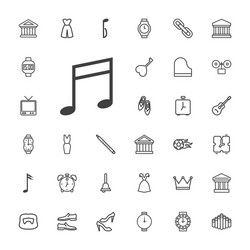 Classic icons Royalty Free Vector Image - VectorStock