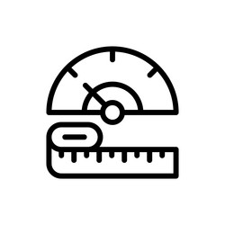 Measureable key performance indicator icon Vector Image