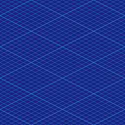 Isometric grid paper seamless pattern square grid Vector Image