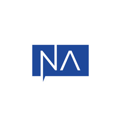 Creative letter logo design initials na Royalty Free Vector