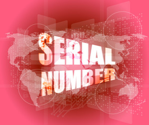 Serial Number Vector Images (over 180)