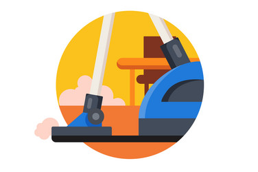 Office cleaner work wiping dusting Royalty Free Vector Image