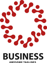 Abstract technology logo Royalty Free Vector Image