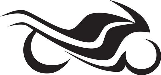 Simple Motorcycle Outline