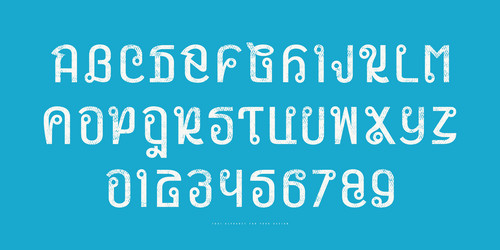 Font Thai Style Vector Images (over 150)