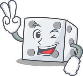 Dice Cartoon Two Vector Images (over 250)