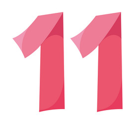 Number Eleven Vector Images (over 990)